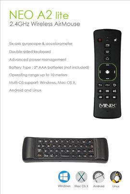 MINIX NEO X8-H Plus Android TV Box Amlogic S812 Quad Core 2.0GHz 2G/16G With A2 Lite