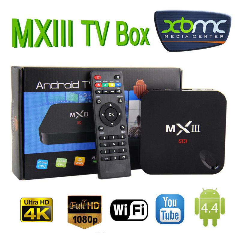 MXIII Android Tv Box Amlogic S802 Quad-Core GPU Mali 450 1GB+8GB Built in WiFi Android 4.2