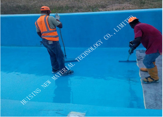 Two Component Waterproofing Polyurea Spray Coating , Swimming Pool Polyurea Floor Coating