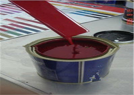 Red Epoxy Spray Auto Body Paint Liquid Coating For Car Parts / Chassis / Patching
