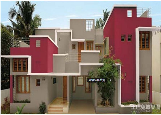 Home Deco Exterior Wall Paint , Topcoat Water Based Emulsion Paint