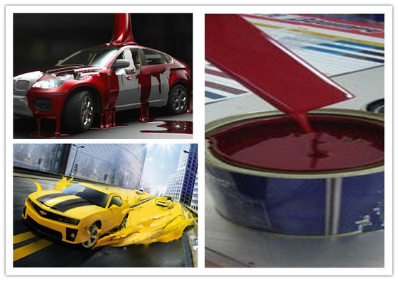 Red Resin Automotive Spray Painting , Liquid Coating Custom Spray Paint