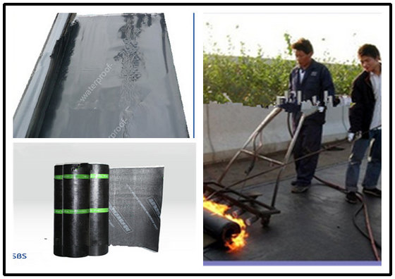 SBS Elastomeric Bitumen Waterproof Membrane For Roof , High Temperature Resistance