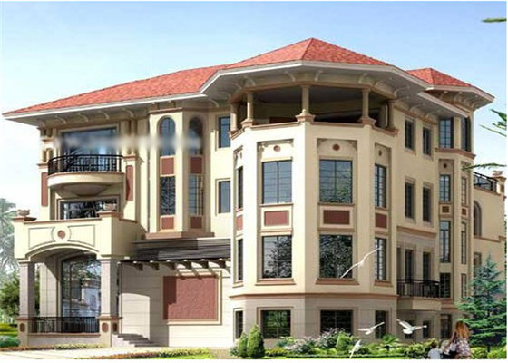 House Decorative Exterior Wall Paint Colors Mould Resistant Non Toxic