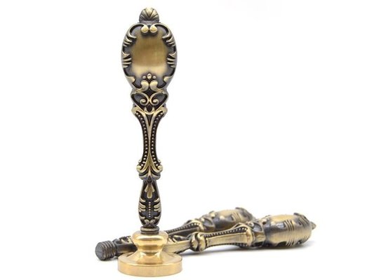 Custom Individual Vintage-Style Deluxe Metal Handle Wax Seal Stamp