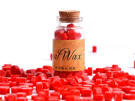 Beeswax Flexible And Mailable Genuine Wax Seal Beads In Bottle