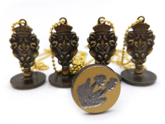 Korean Handle Wax Seal Metal Stamp