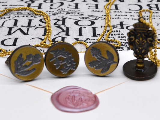 Korean Handle Wax Seal Metal Stamp