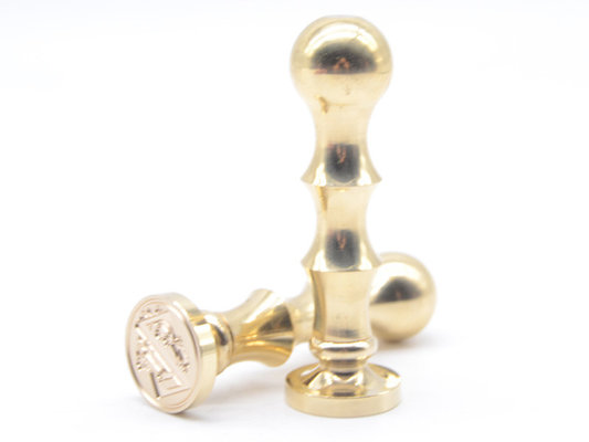 Custome Design Wedding Pure Copper Brass Handle Wax Seal Stamps