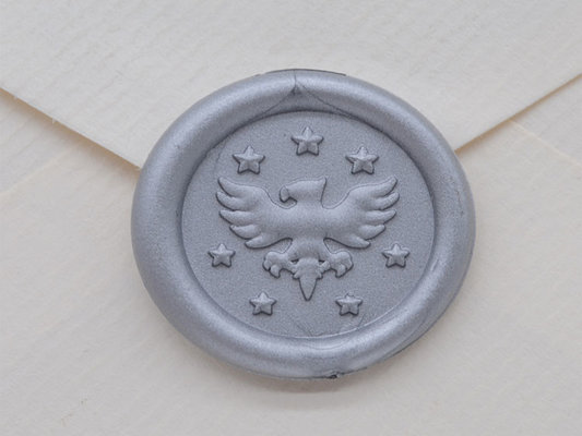 Custom Design Self Adhesive Wedding Invitation Wax Seal Sticker