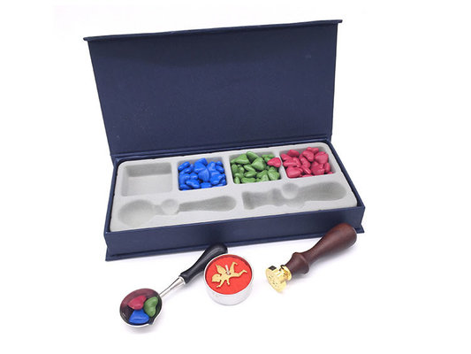Classical Traditional Sealing Wax Bead Kit With Initial Wax Seal Stamp