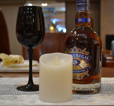 Led Remote Control Moving Flame LED Pillar Candle