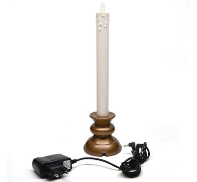 Rechargeable Taper Remote Control With Timer Function Led Flickering Wedding Candle Set