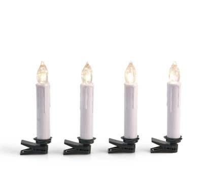 12pcs Yellow Light Flickering LED Taper Candles White Realistic Wax Drip LED Taper Candles