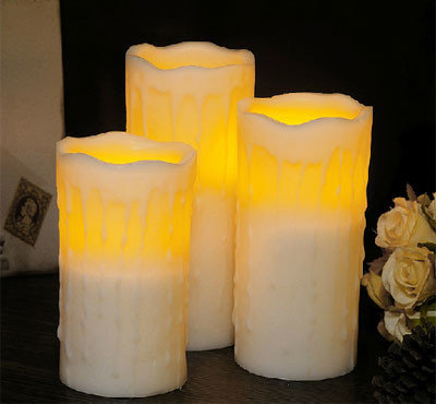 Color Changing Flameless Led Candles Set Of 3 Real Wax With 18 Keys Remote For Christmas Birthday home Decoration Gift