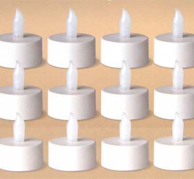 Battery Operated Flickering Warm Light Flameless Tealight Led Candle