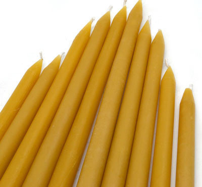 Wholesale Hand Dipped Beeswax Taper Candles