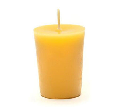 Homemade Natural Beeswax Votive Candles