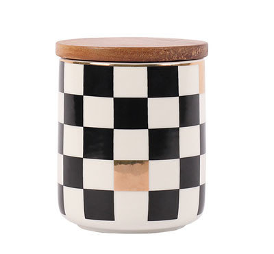 Bulk Ceramic Jar Candles With Square Figure