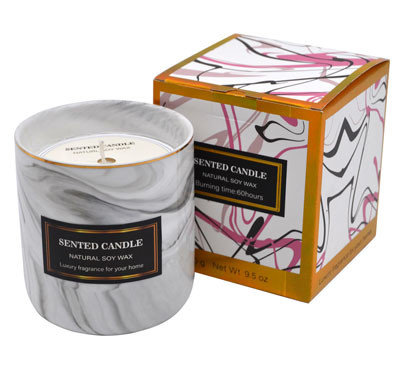 Marble Scented Jar Candles DIY
