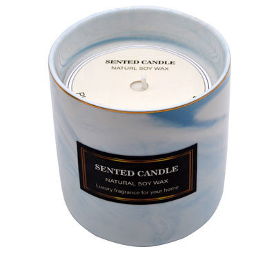 Marble Scented Jar Candles DIY