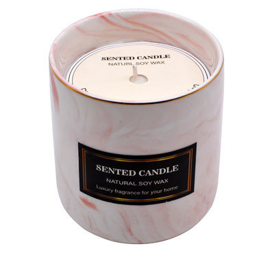 Marble Scented Jar Candles DIY