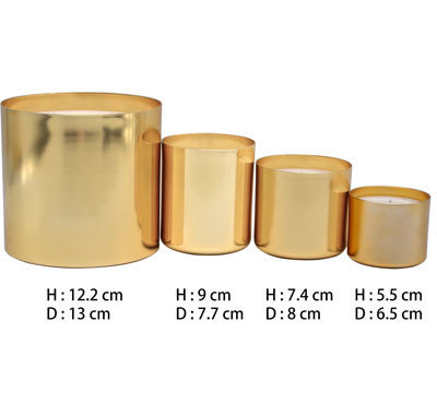 Bulk Scented Metal Jar Candles