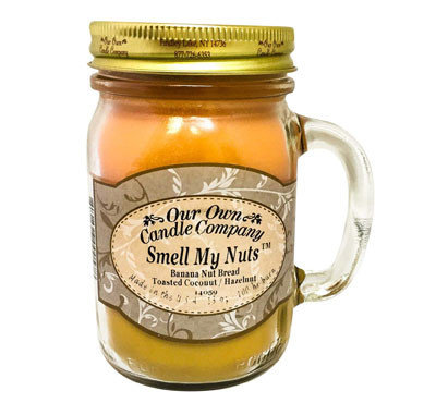 Wholesale Large Scented Glass Mason Jar Candles With Handle