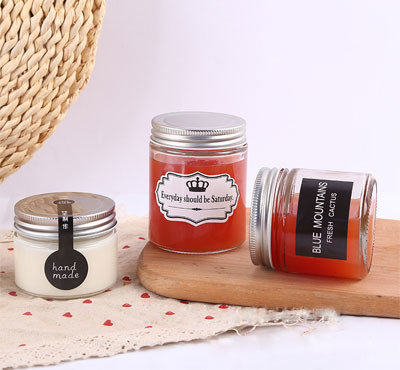 China Scented Soy Wax Mason Glass Jar Candles
