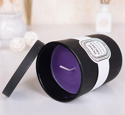 Personalised Black Glass Jar Soy Wax Candles Bulk