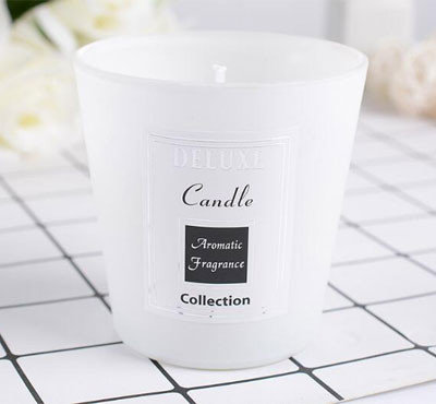 Scented Soy Wax Glass Jar Candles For Living Room Bedroom
