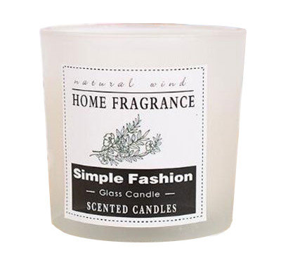 New Type SPA Flameless Aroma Soy Wax Glass Jar Candle Gift Box