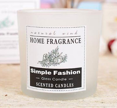 New Type SPA Flameless Aroma Soy Wax Glass Jar Candle Gift Box