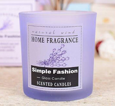 New Type SPA Flameless Aroma Soy Wax Glass Jar Candle Gift Box