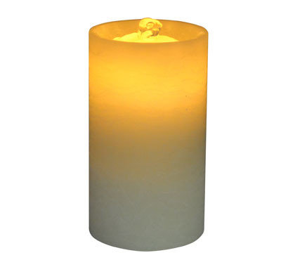 Rechargeable Flat Top Flameless Candle Fountain With Remote Control
