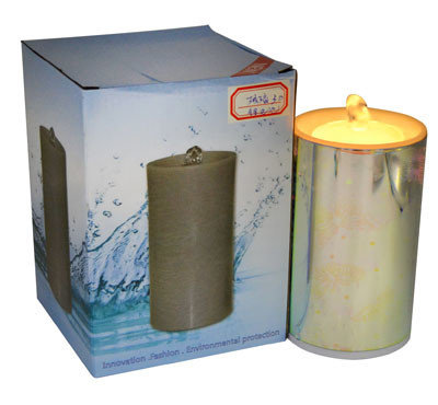 Rechargeable 3D Glass Butterfly Flameless LED Candle Fountain