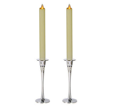 Table Taper Candle Holder In Silver