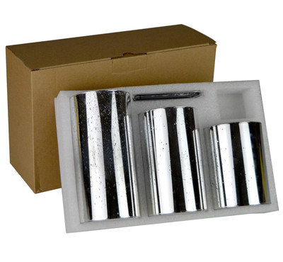Moving Wick Silvery Mercury Glass Led Pillar Candles