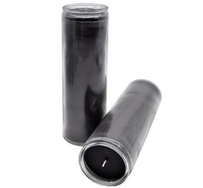 Solid Color Glass 7 Day Candles