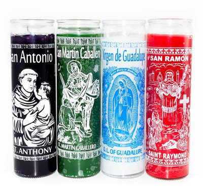 Custom Hand Printed 7 Day Spiritual Candles