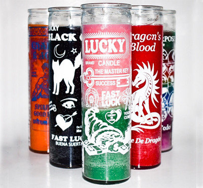 Custom Hand Printed 7 Day Spiritual Candles