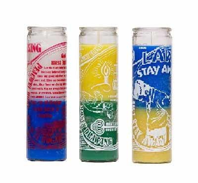 Custom Printed Double-Color 7 Day Candles