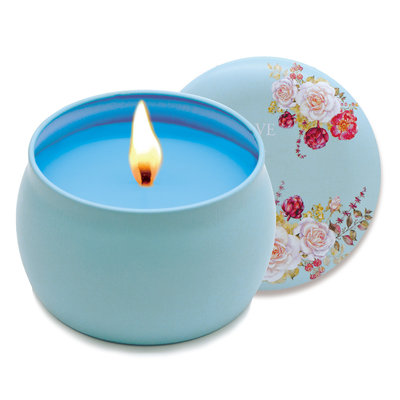 customized scent Mini travel tin Aromatherapy soy Candle Gift Set