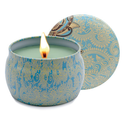 customized scent Mini travel tin Aromatherapy soy Candle Gift Set