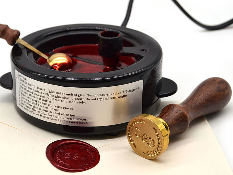 Mini Glue Pot Fire Wax Warmer Melts Electric Heater Wax Bar Sticks Beads Melting Seal Glue Furnace Tool Stove For Wax Se