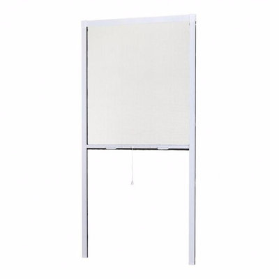 Elegant Style Roll Up Fly Screens For Windows PVC Coated Fiberglass Material