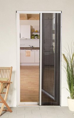 Aluminum Profile Fly Screens Door Insect Screen Doors Polyester Mesh DIY Plisse
