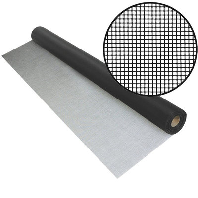 Pvc Coated Invisible Fiberglass Insect Screen UV ROHS Certificate