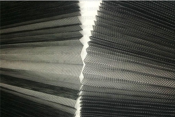 Non Toxic Pleated Insect Screen Stable Structure For Window And Door