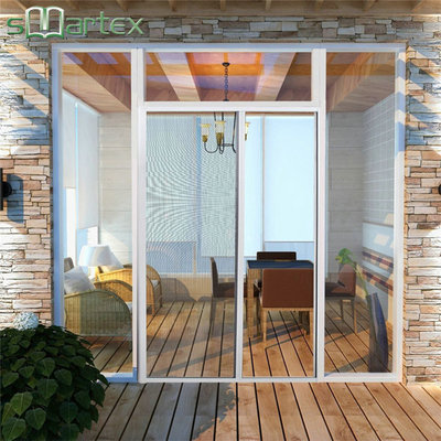 Retractable Roll Up Mosquito Net , Durable Roller Fly Screen For Doors